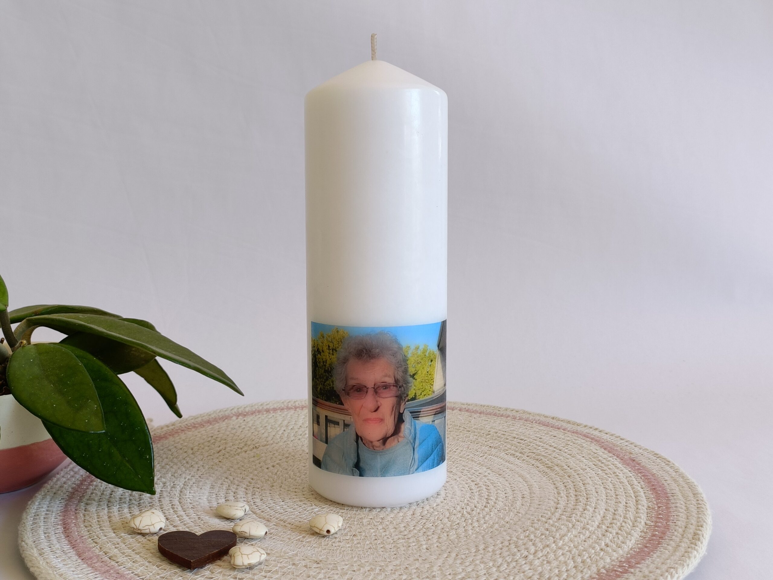 Memory pillar candle - Roots for Gifts